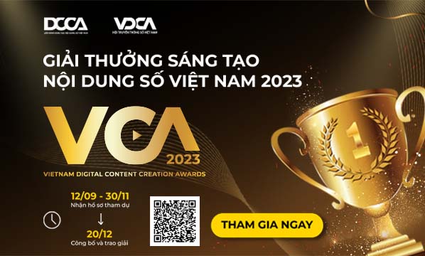 7 hạng mục của Giải thưởng Sáng tạo Nội dung số Việt Nam - VCA 2023